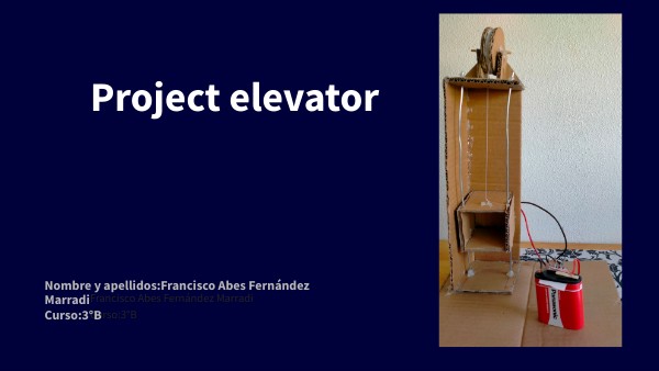 Elevator project | Genially