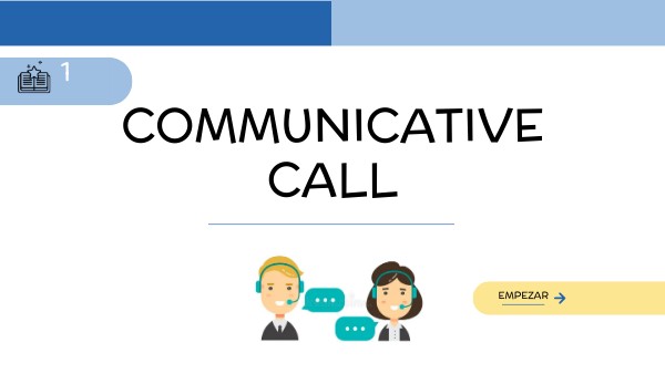 communicative call | Genially