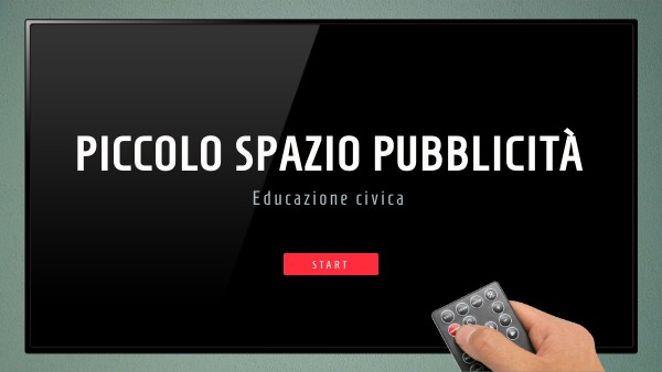 PICCOLO SPAZIO PUBBLICITÀ | Genially