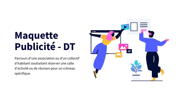 Maquette publicité | Genially