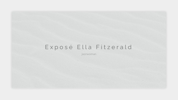 Ella Fitzerald