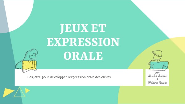 Jeux-expression-orale | Genially