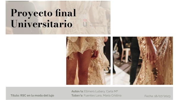 RSC en la moda del lujo - URJC | Genially