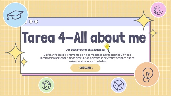 Task 4-All about me | Genially