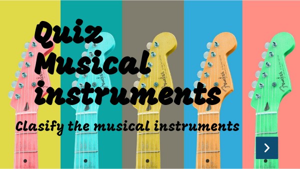 QUIZ Musical Instruments | Genially
