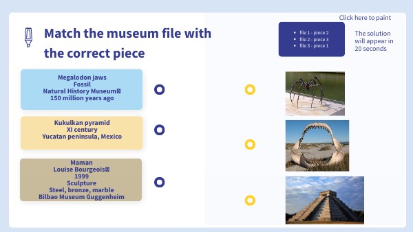 Museum files | Genially