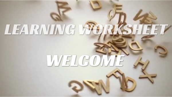 LEARNING WORKSHEET | Genially