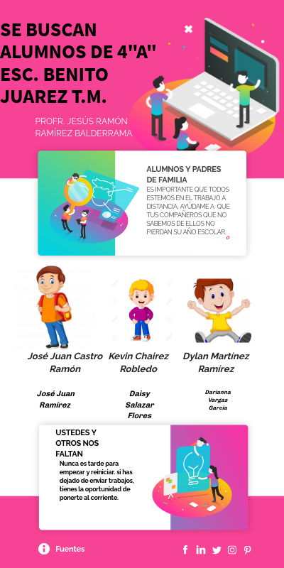 SE BUSCAN ALUMNOS 4A | Genially