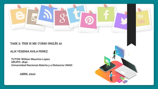 Task 2: This is me Curso Inglés A1 | Genially