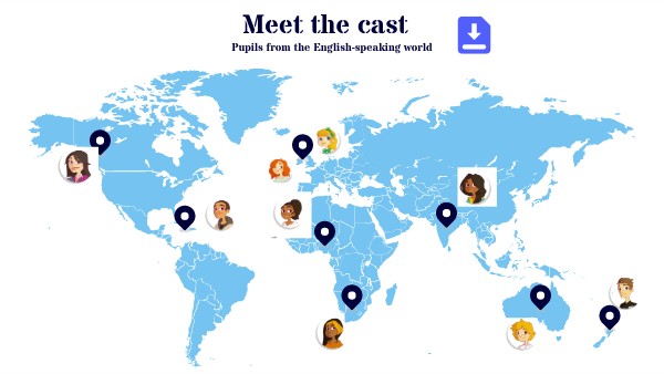 Meet the cast map | Genially