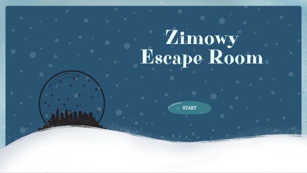 Zimowy ESCAPE ROOM | Genially