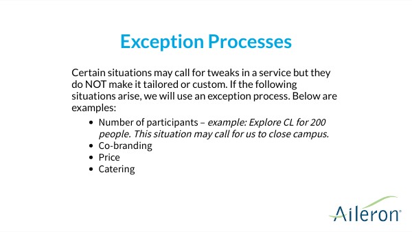 Exception Process 