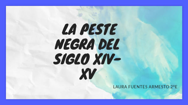 peste negra laura fuentes