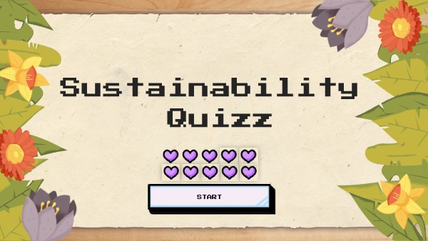 Sustainability Quizz - Test | Genially