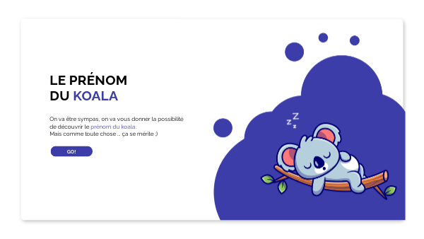 Le prénom du Koala | Genially