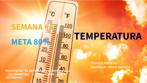 2DO SEC IVB-S4 - TEMPERATURA