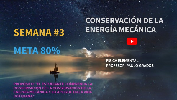 2DOSEC IVB-S3 - CONSERVACIÓN DE LA ENERGÍA MECÁNICA