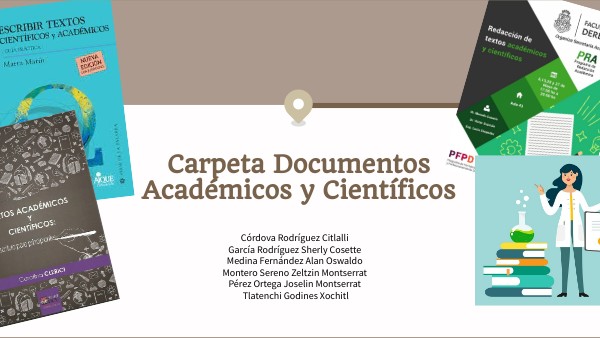 Carpeta Documentos Académicos y Científicos