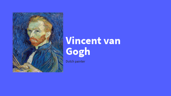 Vincent van Gogh- English | Genially