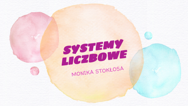 systemy liczbowe