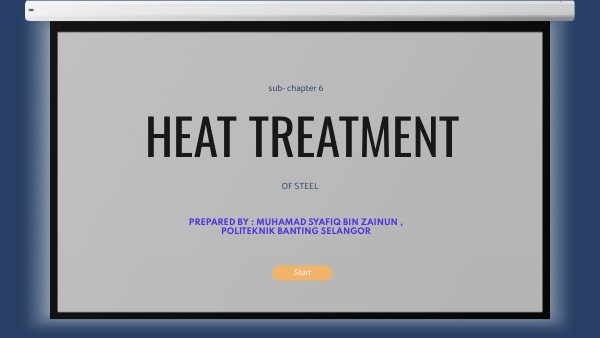 CHAPTER 6 : HEAT TREATMENT OF STEEL | Genially