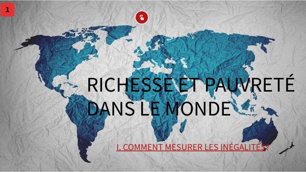 Les inégalités de richesse dans le monde | Genially