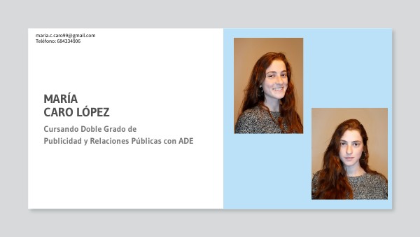 CV María Caro | Genially