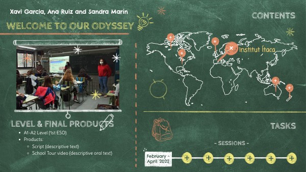 WELCOME TO OUR ODYSSEY