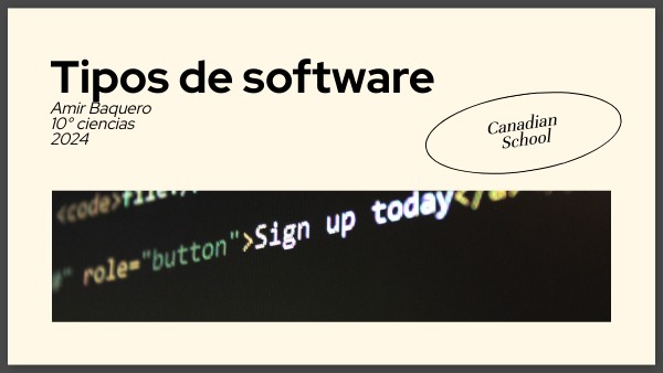 Tipos de software | Genially