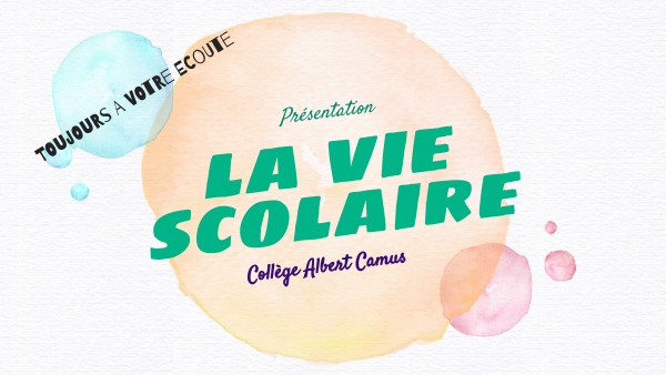 Vie Scolaire | Genially