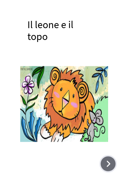 il leone e il topo