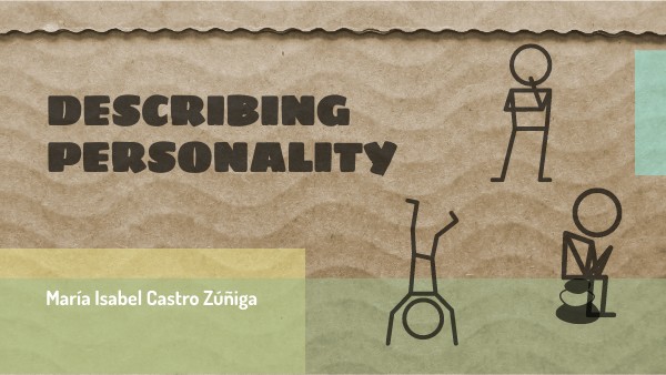 Describing personality | Genially
