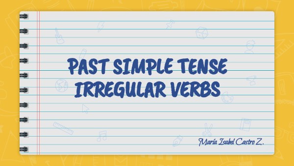 Past Simple- Irregular verbs | Genially