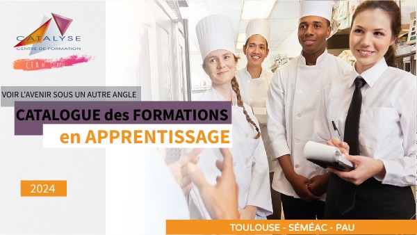 CATALOGUE DES FORMATIONS EN APPRENTISSAGE