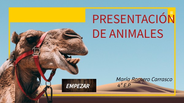 PRESENTACIÓN ANIMALES | Genially