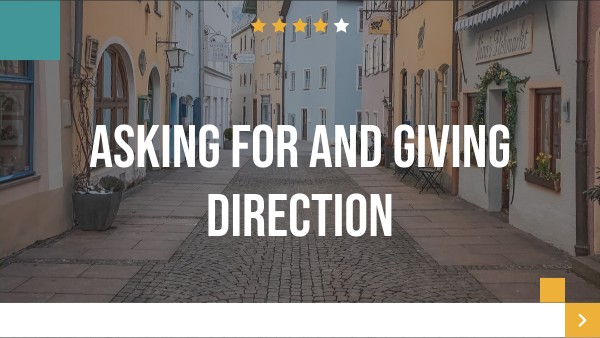 ASKING FOR AND GIVING DIRECTIONCITY PRESENTATION | Genially