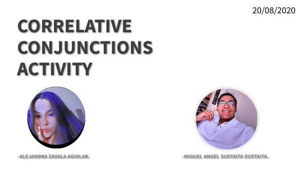 Correlative Conjunctions Activity | Genially