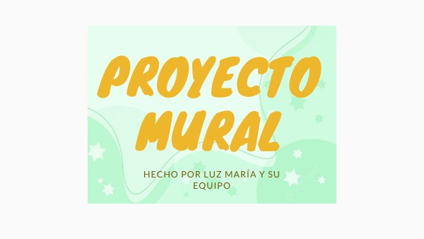 Mural Luz María Saborido | Genially