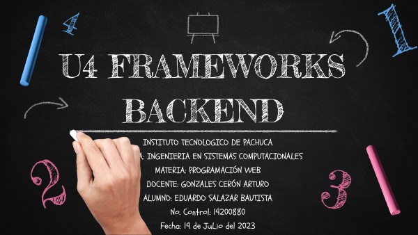U4 FRAMEWORKS BACKEND