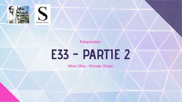 E33 - PARTIE 2 | Genially