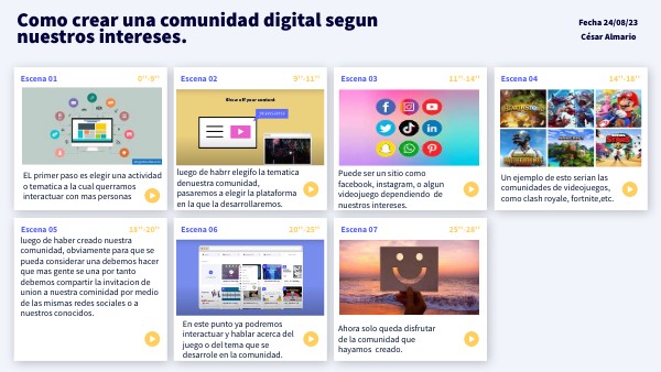 STORYBOARD GENIAL | Genially