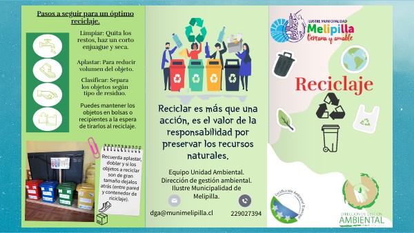 TRÍPTICO reciclaje | Genially