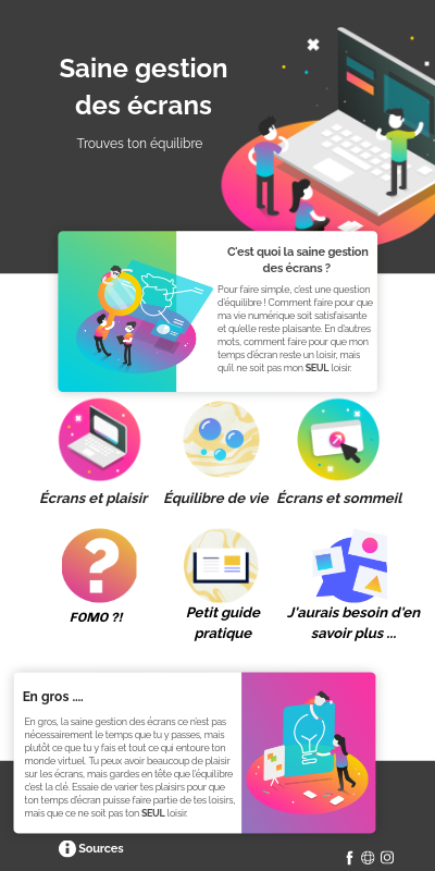 Saine gestion des écrans