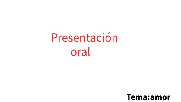 Presentación oral de Espanhol | Genially