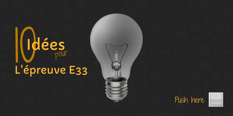 10 idées pour E33
