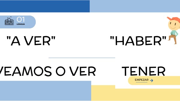 VERBO HABER Y A VER | Genially