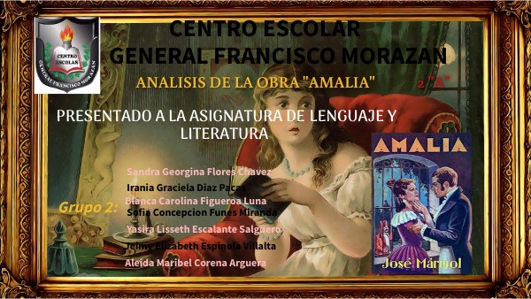 Amalia Obra de lenguaje
