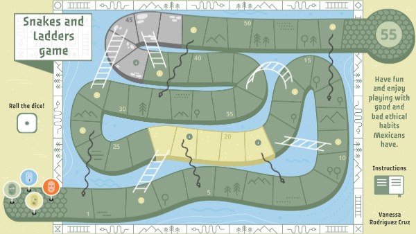 Snakes and Ladders game | Genially