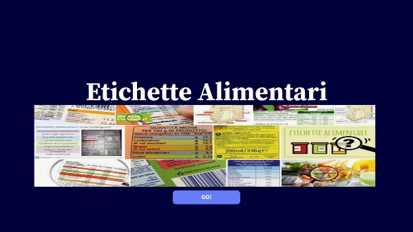 Etichette alimentari Manuel Sica | Genially