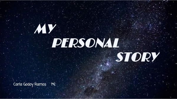 My personal story